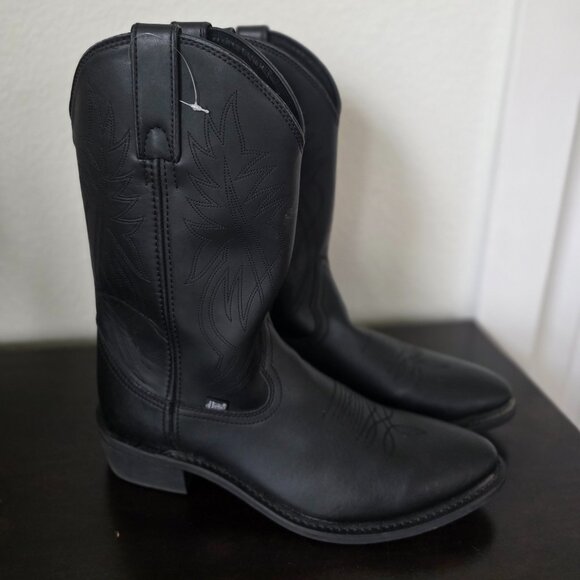 Justin Boots | Shoes | Justin Basic Leather Boots Mens Size 3d Style ...